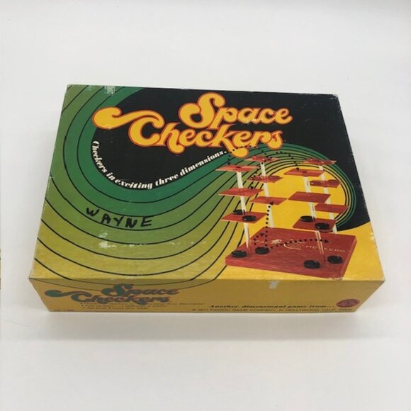 Pacific Game Co | Games | Vintage 971 Space Checkers Pacific Game ...